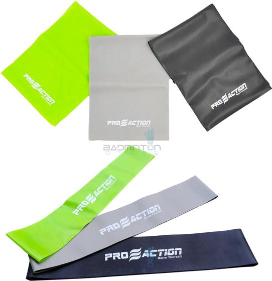 Kit 3 Mini Bands & 3 Faixas Elásticas Thera Band Pro Action - ProAction ...