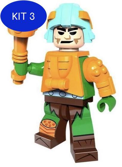 Kit 3 Minifigure Mentor He-Man And The Masters Of The - Mega Block Toys ...