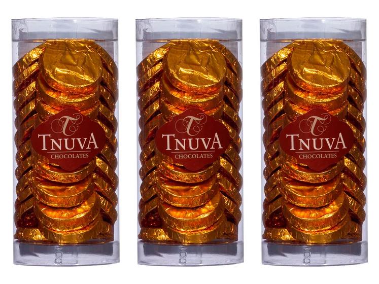 Kit 3 Moedinhas de Chocolate Chai Parve Koscher Tnuva 100g - Chocolate ...