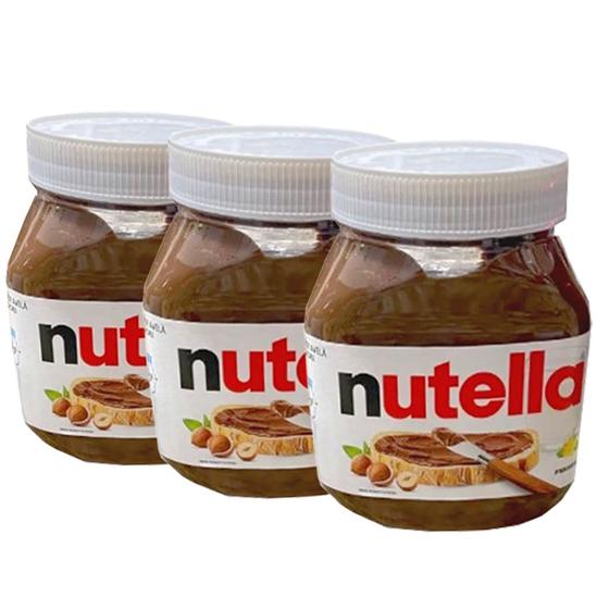 Kit 3 Nutella 650gr - Ferrero - Creme de Avelã - Magazine Ideporteofertas