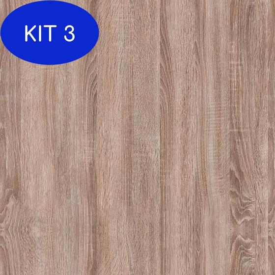 Kit 3 Papel De Parede Adesivo Industrial Textura Amadeirada - Colai ...