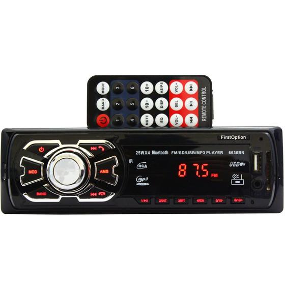 Kit 3 Pcs Mp3 Player Som Carro Usb Aux Cartão Sd Rádio Fm - FIRST OPTION - Som Automotivo ...