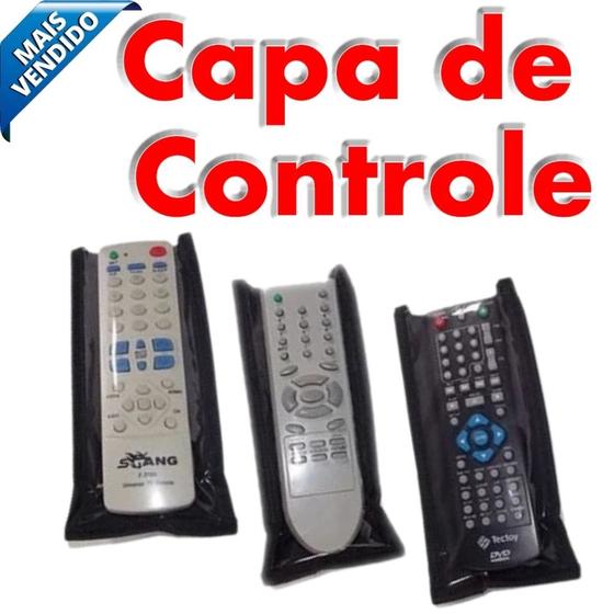 KIT 3 peças Capa para Controle Remoto KIT P M G Preto Camada de ...