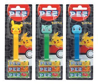 Kit 3 Pez Pokémon PIKACHU SQUIRTLE BULBASAUR 3 Pastilha Bala - Boneco ...