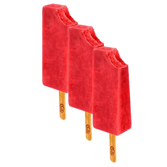 Kit 3 Picolé Kibon Fruttare Morango - Frutare - Sorvete - Magazine Luiza