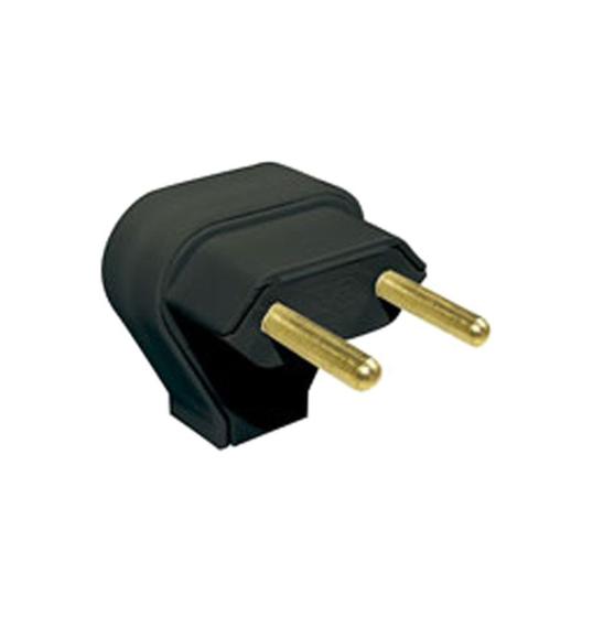 Kit 3 Plugs Macho 2 Pinos 90 Graus Preta Bivolt - GLOBAL ARTESANATO ...