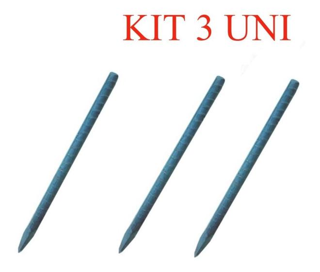 KIT 3 Ponteiro De Ferro Vergalhão 5/8 X10" (254mm) - COSTA - Ponteiro ...