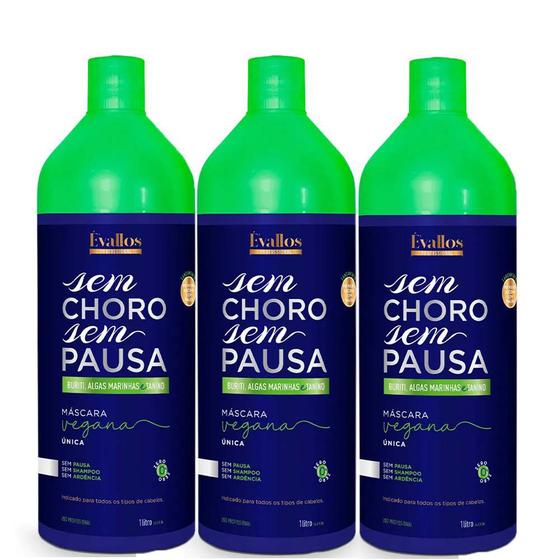 Kit 3 Progressiva Orgânica Évallos sem Choro sem Pausa 1l - ÉVALLOS ...