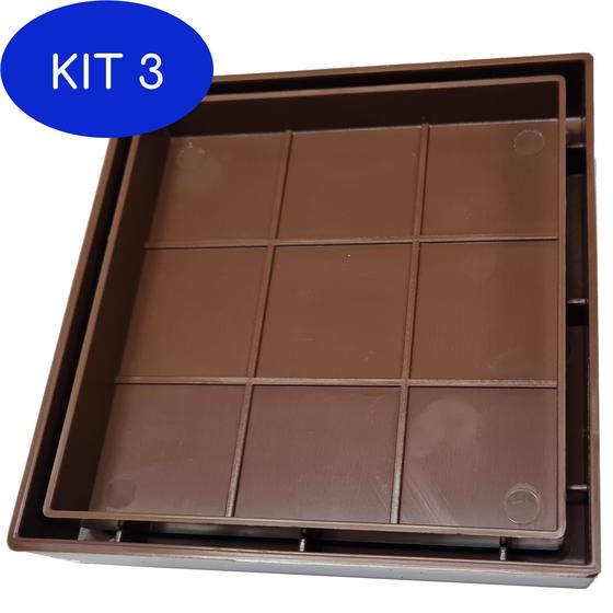 Kit 3 Ralo Oculto 15X15 Seca Piso Porcelanato Várias Cores - Marwell ...