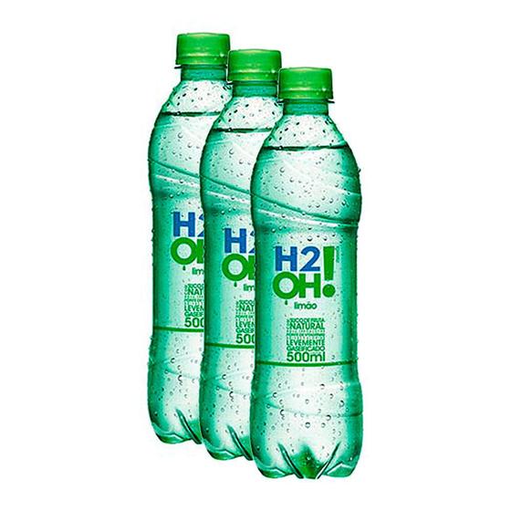 Kit 3 Refrigerante H2OH! Limão com 500ml - Refrigerante - Magazine Luiza