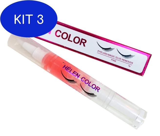 Kit 3 Removedor Em Caneta Helen Color - Hellen Color - Medicamentos ...