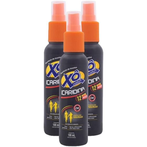 Kit 3 Repelente Spray sem Perfume Xô Inseto Frasco 100ml - CIMED ...