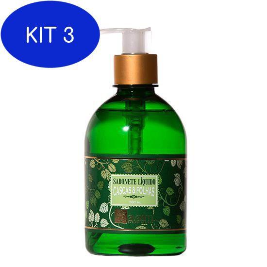 Kit 3 Sabonete Liquido Cascas & Folhas 380 Ml - Avatim Cheiros Da Terra ...