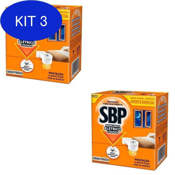 Kit 3 Sbp Repelente Espanta Mosquito Zika Dengue 2 Unidades - Repelente ...
