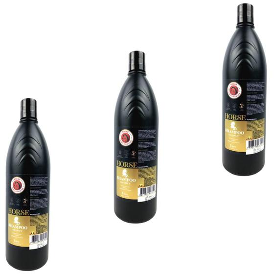 Kit 3 Shampoo Coconut 1L Nutrição Equino Cavalo Brene Horse - Brene ...