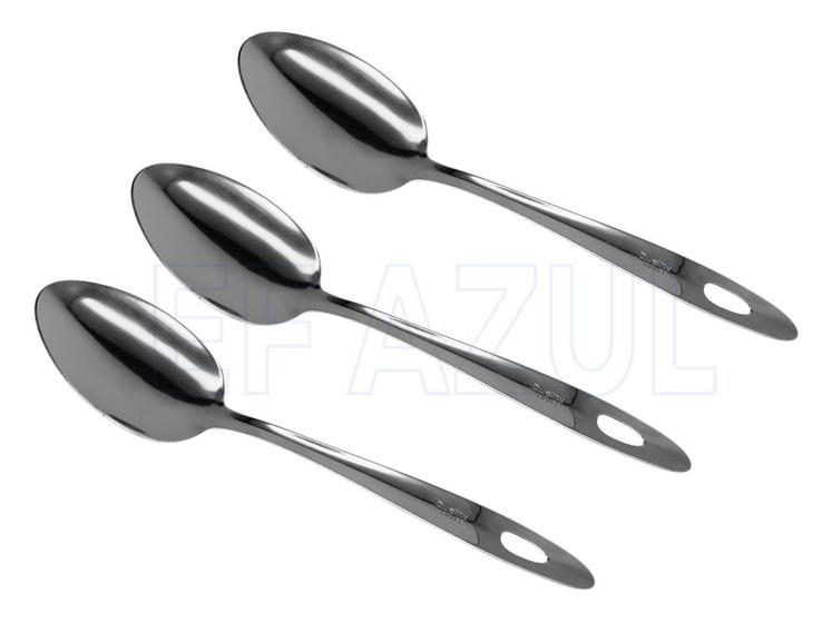 Kit 3 unidades Colher de servir Restaurante Buffet Talheres - Quality ...