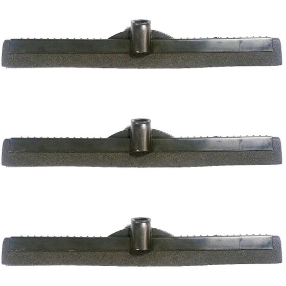 Kit 3 Unidades RODO Borracha Dupla 30cm EVA Grosso Para Limpeza SEM ...