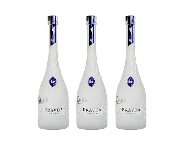 Kit 3 vodka pravda 750ml - Vodka - Magazine Luiza