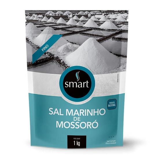 Kit 3 X 1 Kg Sal Fino Mossoró Smart Sal Integral - Sal - Magazine Luiza