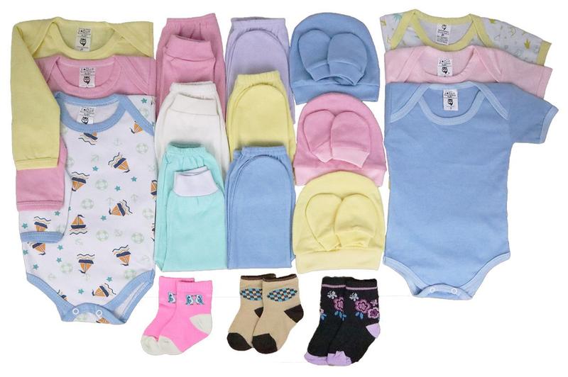 Kit 30 Pçs Enxoval Bebes Roupas Para Recém Nascido Atacado - Batutinhas ...