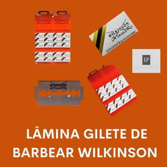 Kit-30 Unidades de Lâmina Wilkinson Sword - Gillete - Lâmina e Carga ...