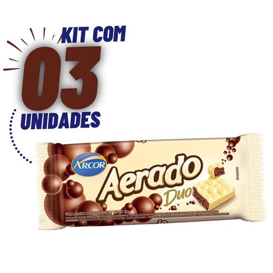 Kit 3x De 30g Tablet Aerado Duo - Arcor - Tablets - Magazine Luiza