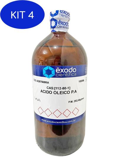 Kit 4 Àcido Oleico Pa - 1 Litro - Exodo Ou Acs - Equipamentos para ...