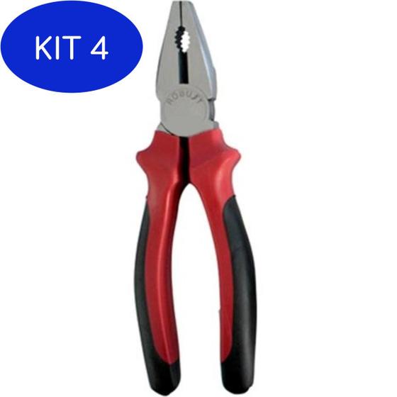Kit 4 Alicate Universal 8 Polegadas Robust - Jogo de Alicate - Magazine Luiza