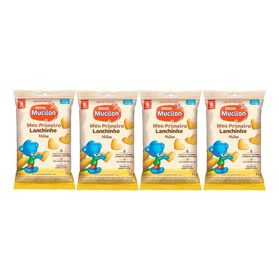 Kit 4 Biscoito Mucilon Snack Milho 35g - Biscoito / Bolacha - Magazine ...