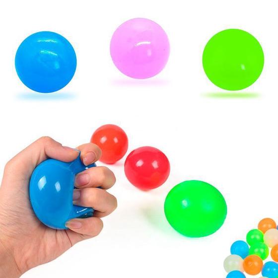Kit 4 Bolinhas Tik Tok Que Gruda E Brilha Global Fidget Toy - Pop It ...