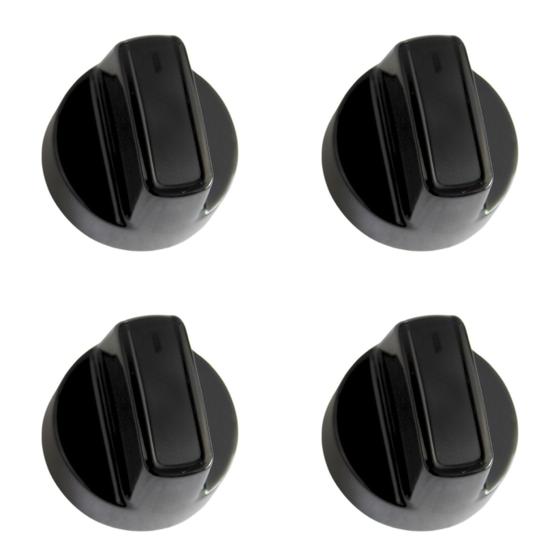 Kit 4 Botões Para Cooktop Dako Supreme 4 Bocas Original - Peças e ...