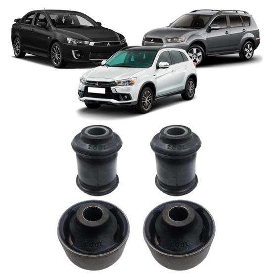 Kit 4 Bucha Bandeja Dianteira Balança Asx Outlander Lancer - Solupe ...