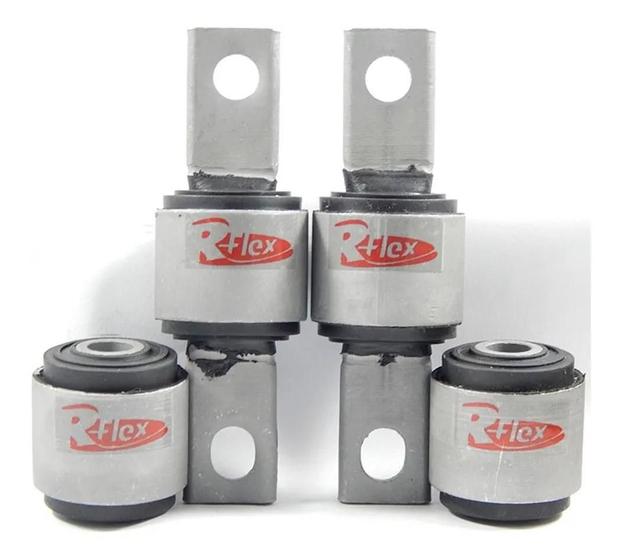 Kit 4 Buchas Braços Superior Susp. Tras. Honda Civic 01/02 - R-flex ...