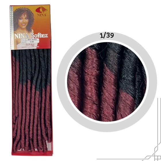 kit 4 cabelo nina softex crochet braid original direto fabrica + agulha - wig - Mega Hair ...