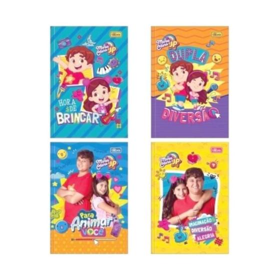 Kit 4 Cadernos Brochura Maria Clara E Jp Capa Dura Com Pauta - Tilibra - Caderno Brochura ...