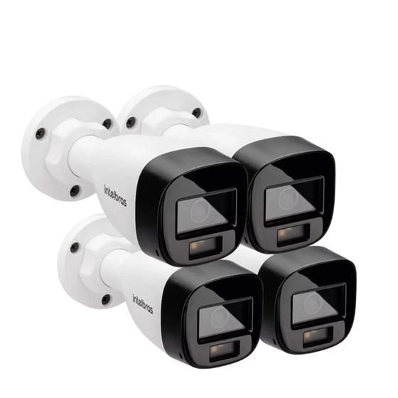 kit 4 Câmera De Segurança Intelbras Multi Hd Vhd 1120 B Full Color ...