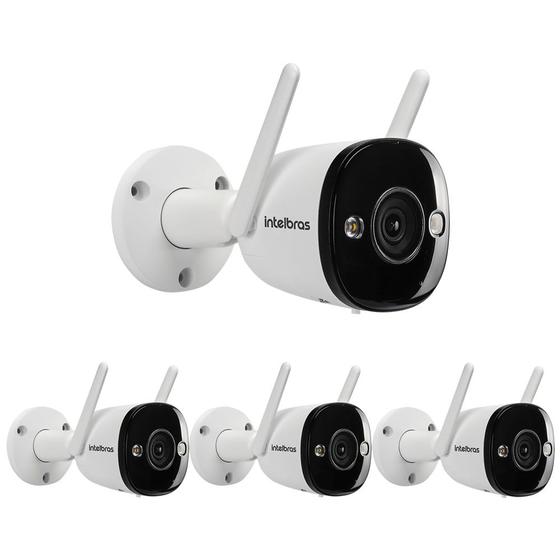 Kit 4 Câmeras Inteligente Wi-Fi Full HD Com Zoom e Áudio iM5+ FULL ...
