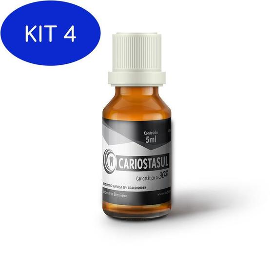 Kit 4 Cariostatico Cariostasul 30% - Iodontosul - Medicamentos ...