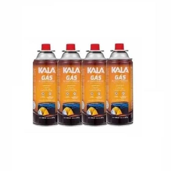 Kit 4 Cartucho Gás Kala Butano/Propano 227g Maçarico Fogão - Gás para ...