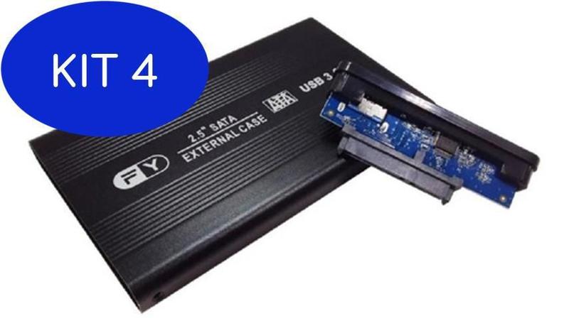 Kit 4 Case Para Hd Externo De 2,5'' Fy-280 Para Usb 3.0 - Lx Shop ...