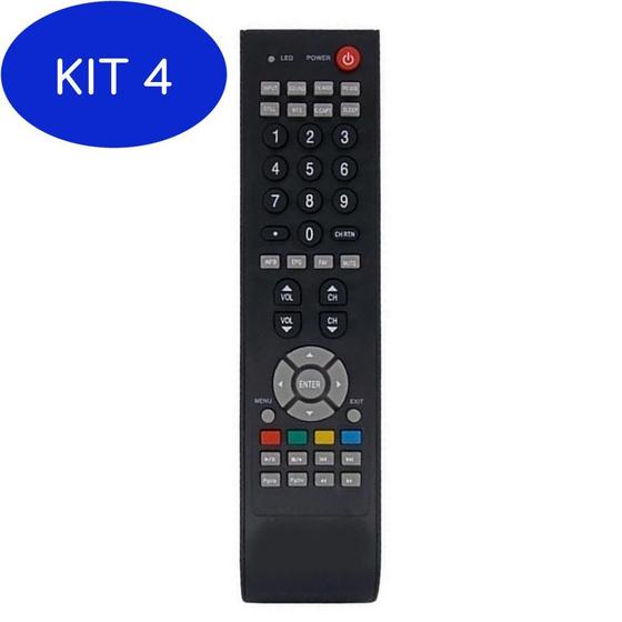 Kit 4 Controle Da Tv Lcd Semp TCL Lc4246 Lc2655Wda Lc3255Wda - Mbtech ...
