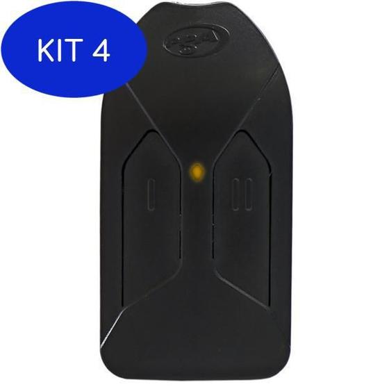 Kit 4 Controle Ppa Tok 433 Dupla Tecnologia Portão Eletrônico ...