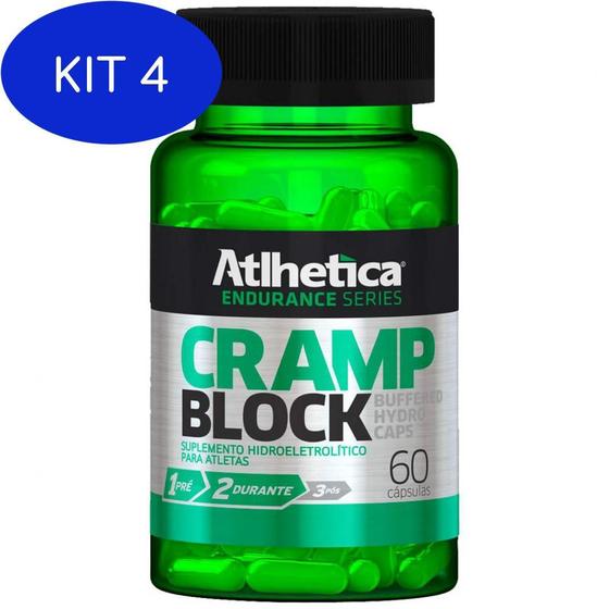 Kit 4 Cramp Block Endurance Series 60 Cáps Atlhetica - Atlhetica ...