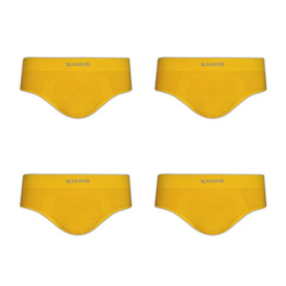 Kit 4 Cuecas Lupo Slip Micromodal sem costura 00681-001 - Cueca ...