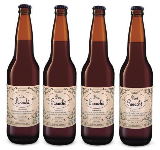 Kit 4 Demi Panachê - Família Carra - Vinho - Magazine Luiza