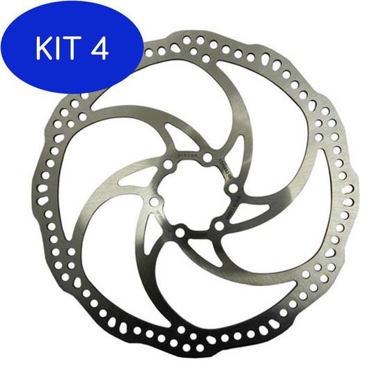 Kit 4 Disco De Freio Bike Absolute Rotor Freio A Disco 180 - Bicicleta ...