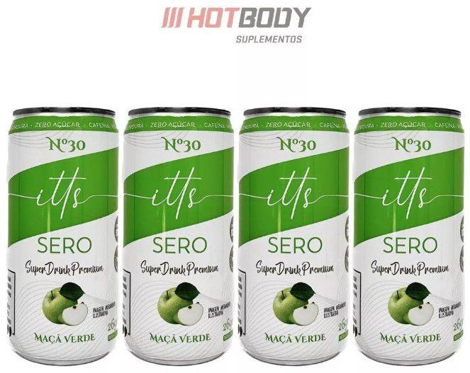 Kit 4 energéticos itts sero super drink premium sabor maça verde 269ml ...