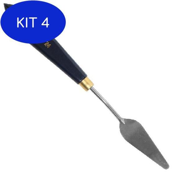 Kit 4 Espátula Metálica Para Pintura Artística Sinoart N24 - Espátulas - Magazine Luiza