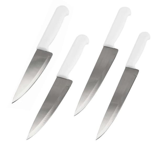 Kit 4 Faca Profissional Aço Inox Chef Cozinha Churrasco - Univendas ...