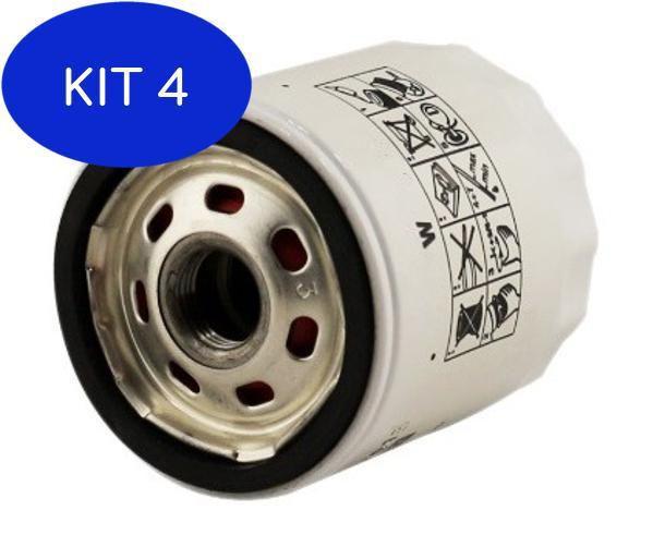 Kit 4 Filtro De Óleo Ford Ecosport 1.6 16V Flex 12 À 15 - Wega - Filtro ...